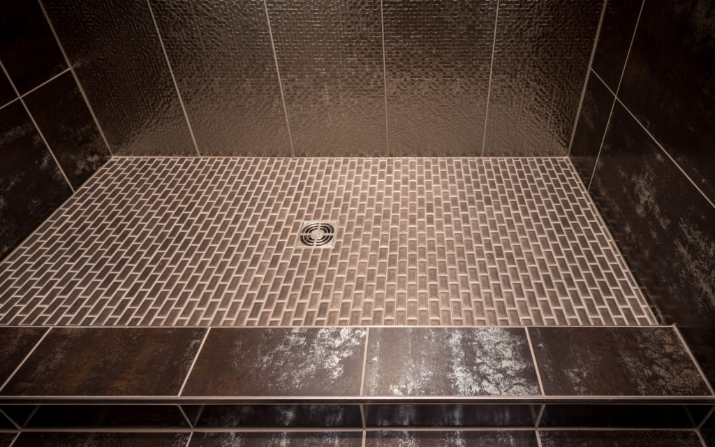 poured tile shower pan - HighCraft
