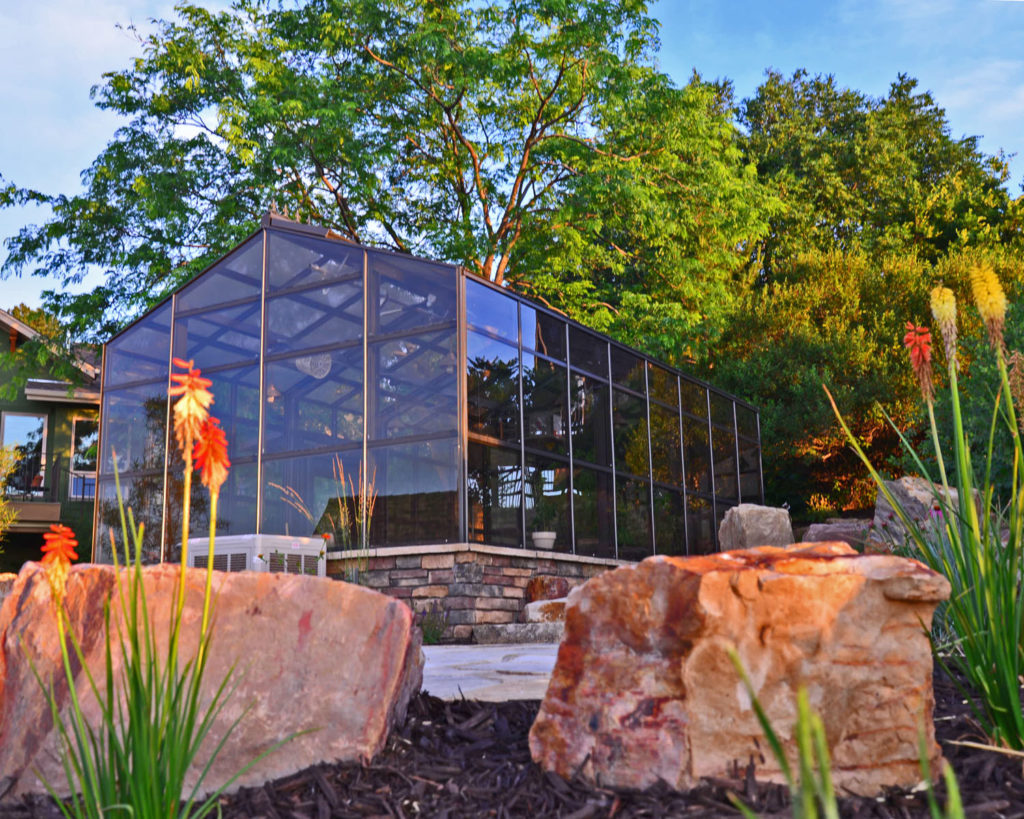 Hillside Home with Greenhouse