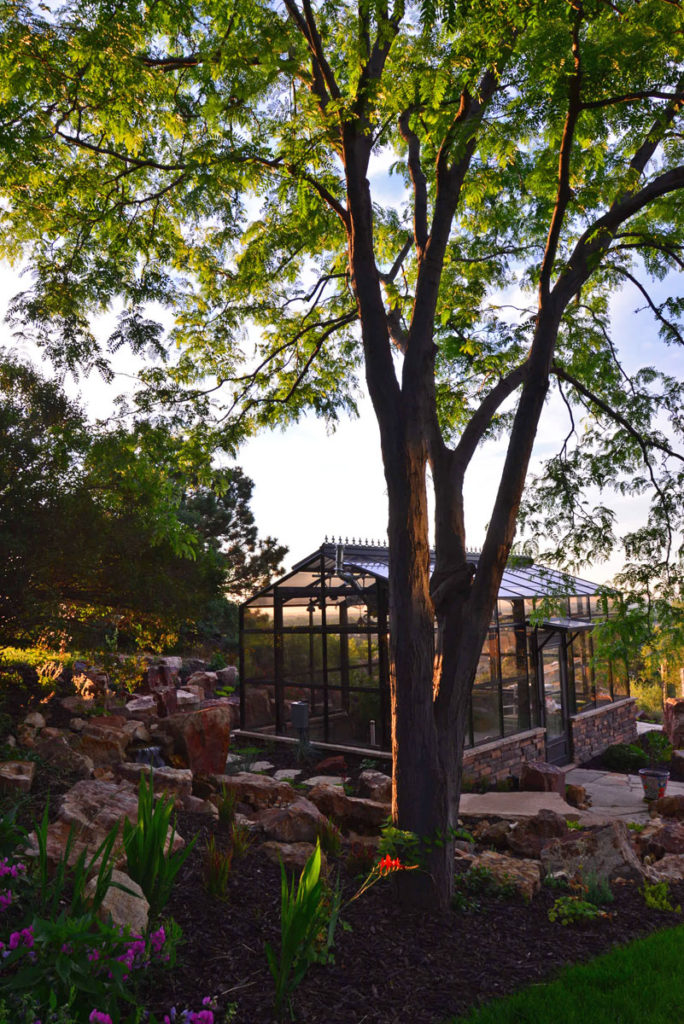 Hillside Home with Greenhouse