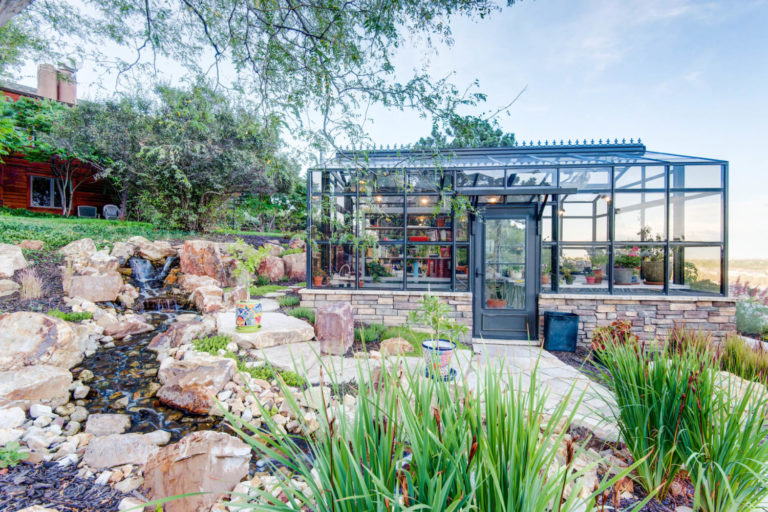 Hillside Home with Greenhouse