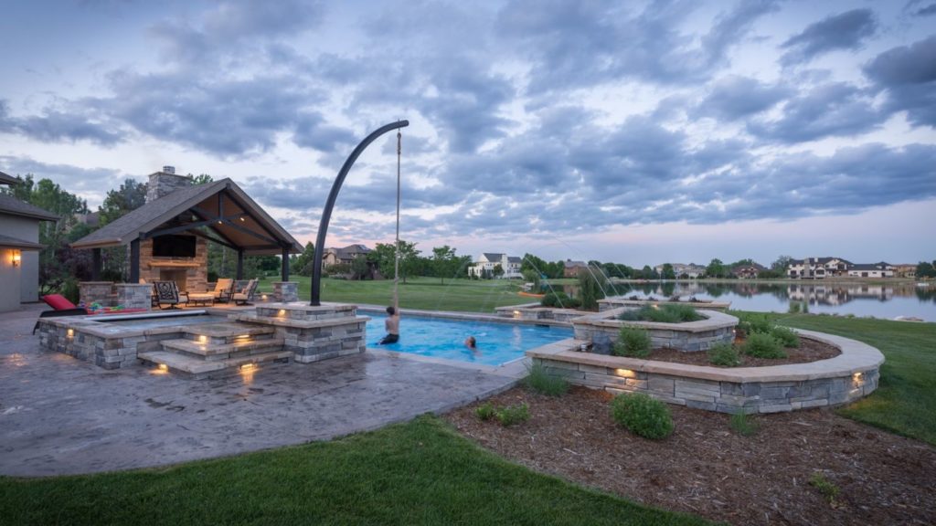 Make a Splash with a Swimming Pool and Pool House