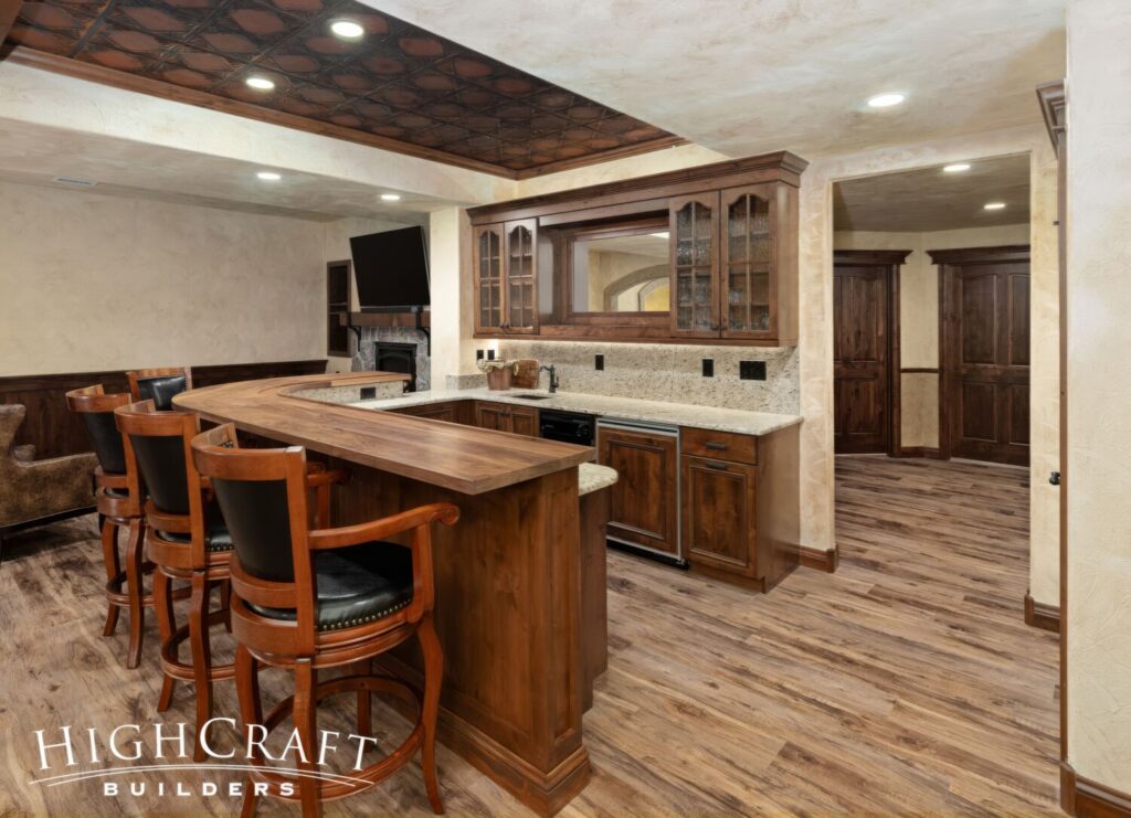 Western Basement Remodel with Elevator